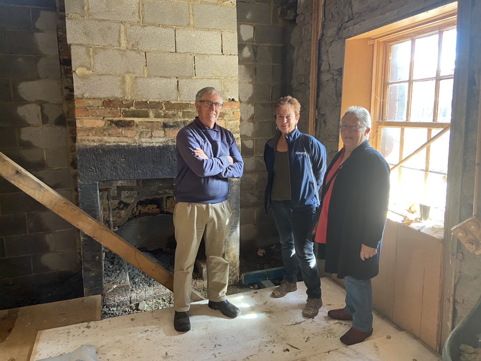 Works Continue on Whitburgh Cottage – Kilmore Historical Society